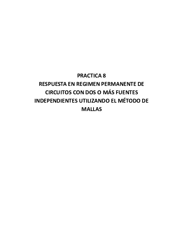 Doc P8 Analisis De Circuitos Por El Metodo De Mallas