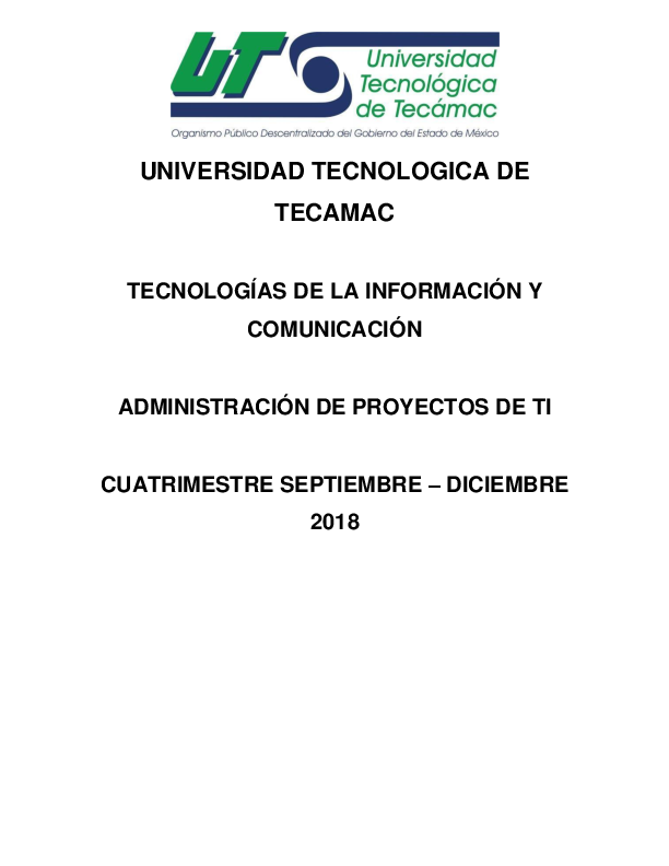 (DOC) Administracion de proyectos