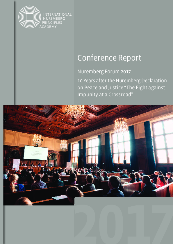 (PDF) 10 Years after the Nuremberg Declaration on Peace and Justice ...