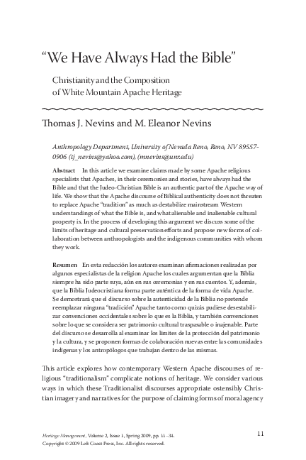 (PDF) “We Have Always Had the Bible” Christianity and the Composition ...