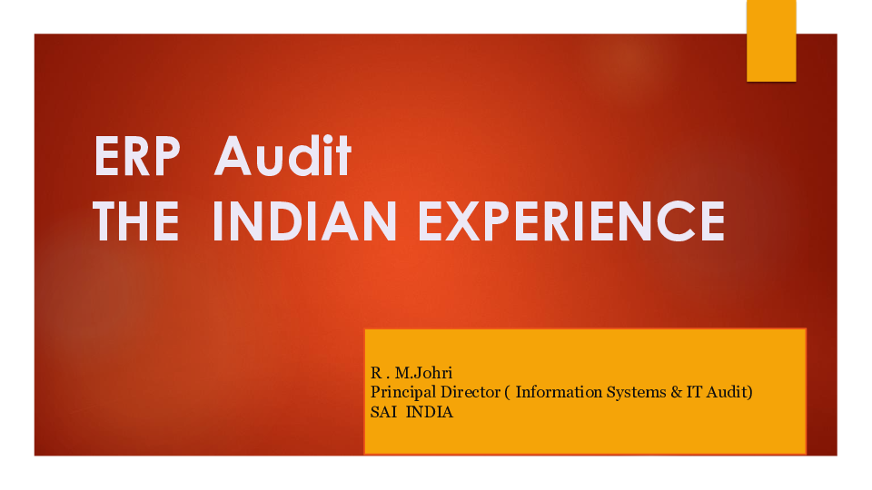 (PPT) ERP Audit Final Presentation