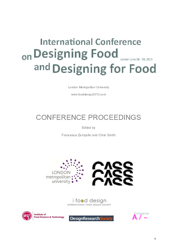 (PDF) Persuasive Food Design: A Toolkit for Cultural Triggers