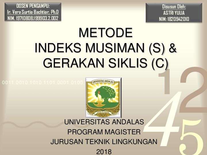 (PPT) METODE INDEKS MUSIMAN