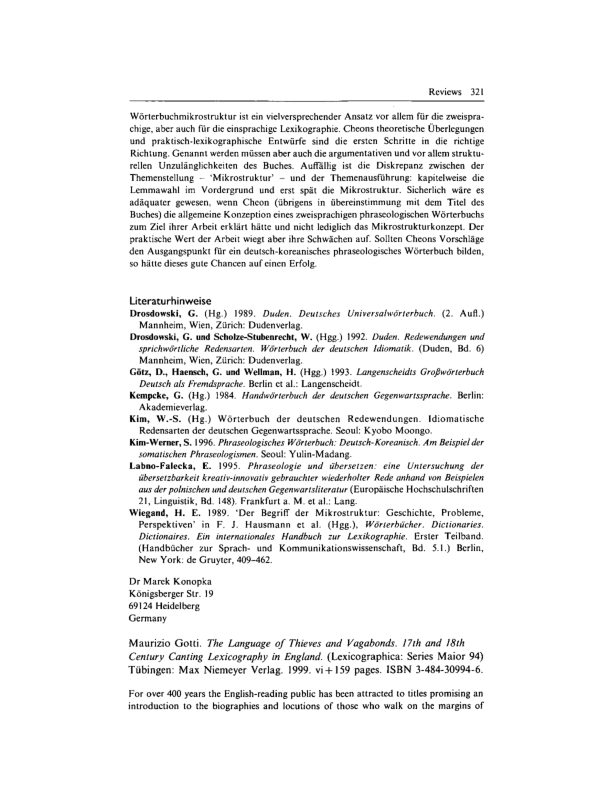 (PDF) Review: Maurizio Gotti. The Language Thieves and Vagabonds: 17th ...