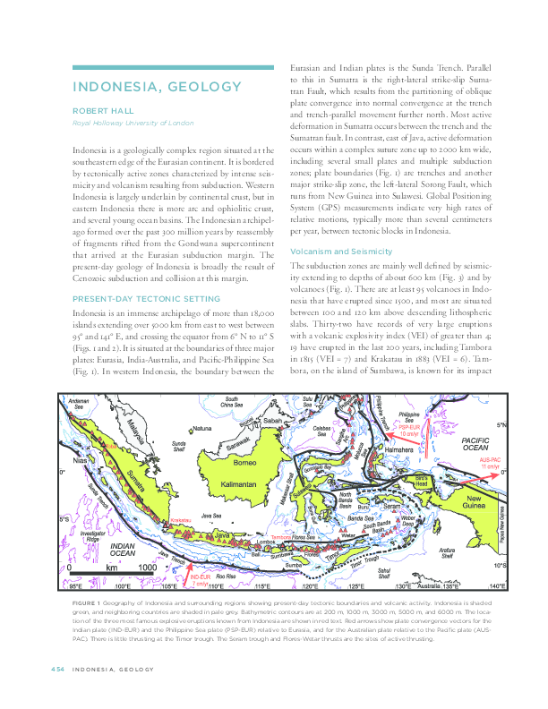 (PDF) INDONESIA, GEOLOGY