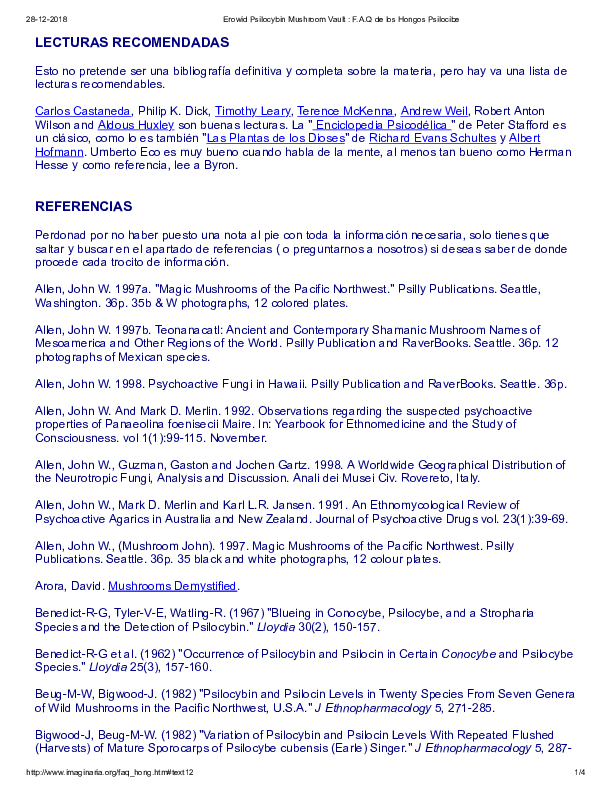 (PDF) Teonanacatl: Ancient and Contemporary Shamanic Mushroom Names of ...