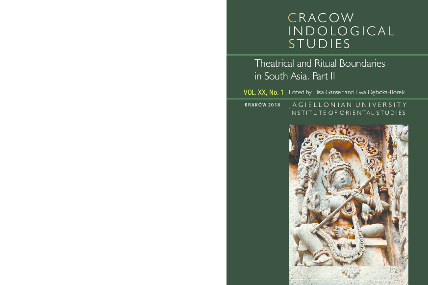 (PDF) Theatrical and Ritual Boundaries in South Asia: Afterword