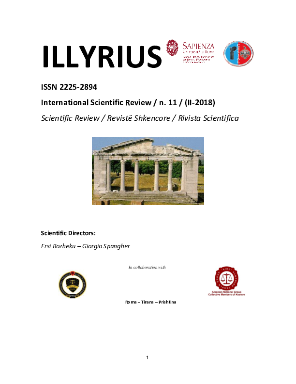 (PDF) Rivista Illyrius n. 11 (II-2018) | ILLYRIUS International ...