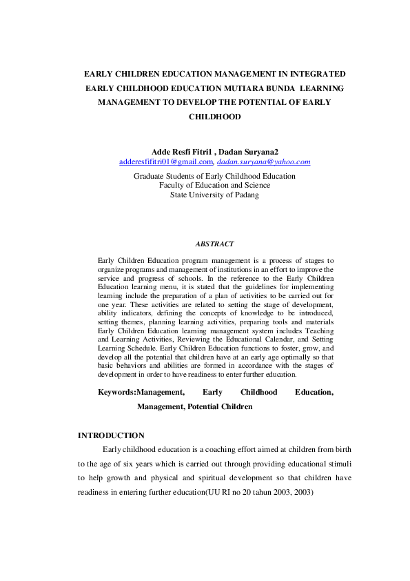 (PDF) EARLY CHILDHOOD DEVELOPMENT HANDBOOK (CURRICULUM) 2062 Government ...