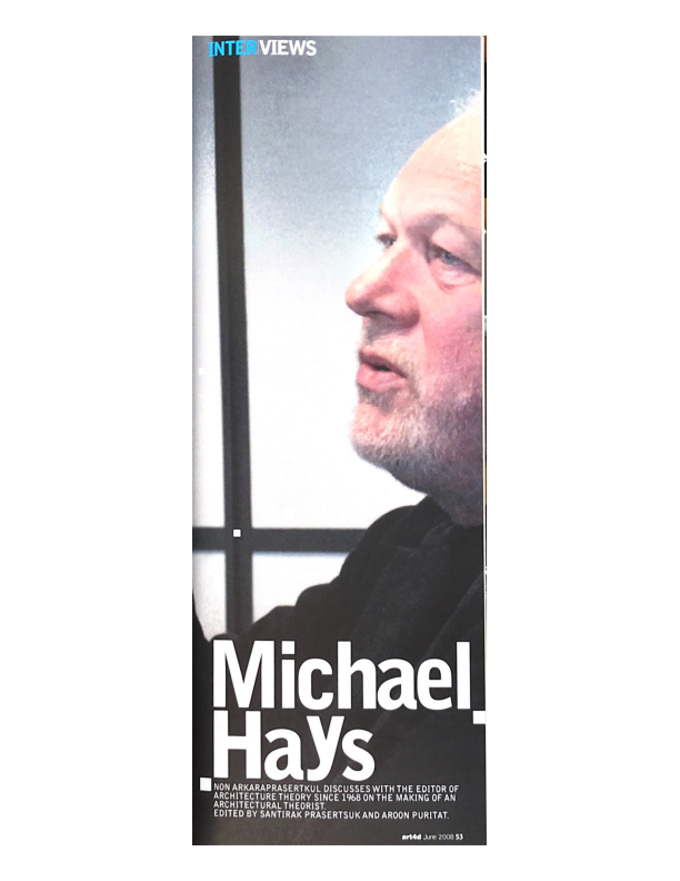 (PDF) The Making of an Architectural Theorist: K. Michael Hays in ...