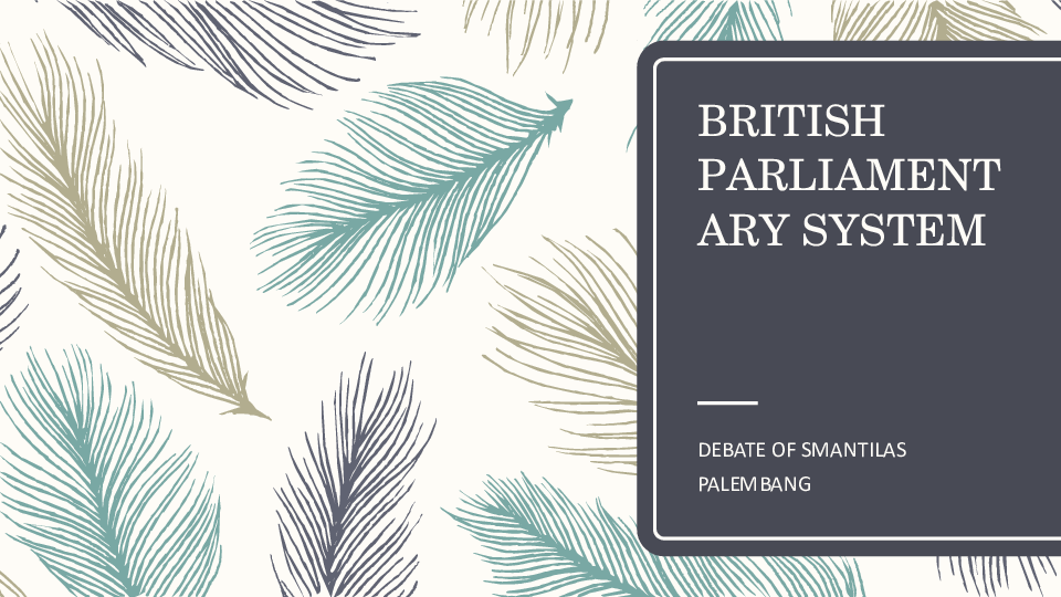 (PPT) British Parliamentary Debate