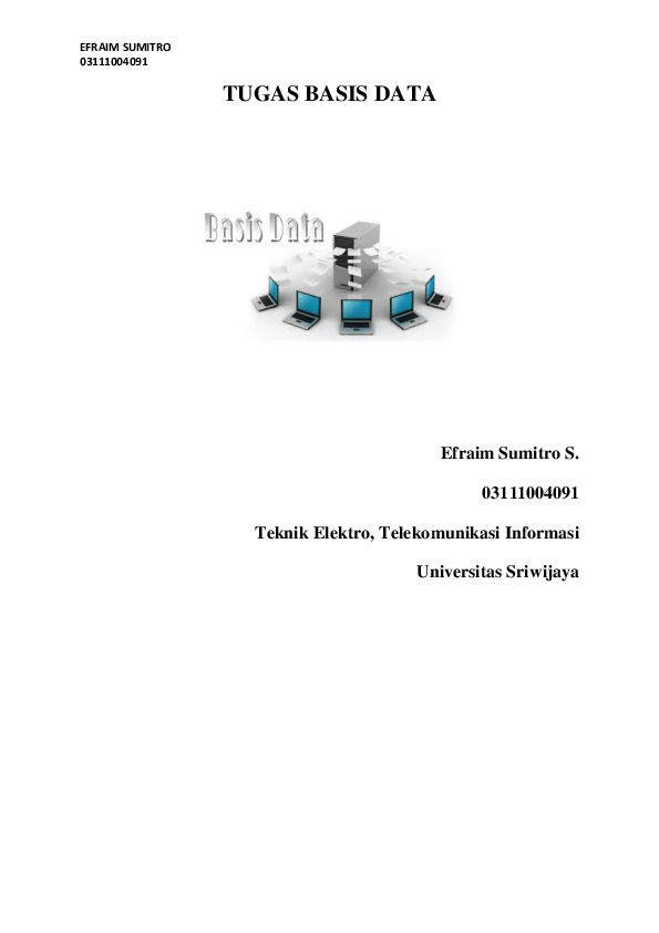 (DOC) TUGAS BASIS DATA efraim.docx