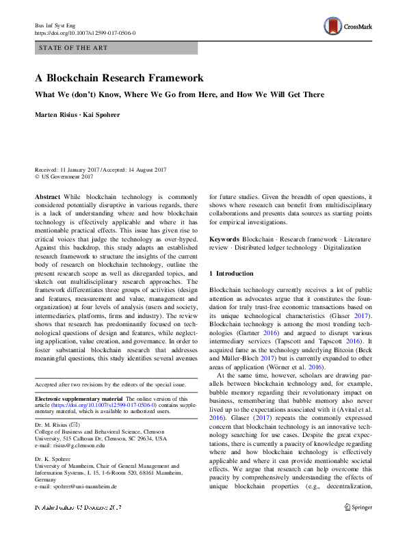(PDF) A blockchain Research Framework (treated).pdf