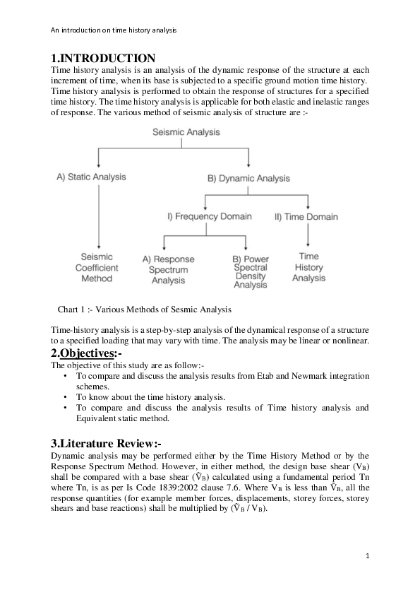 (DOC) Time History analysis