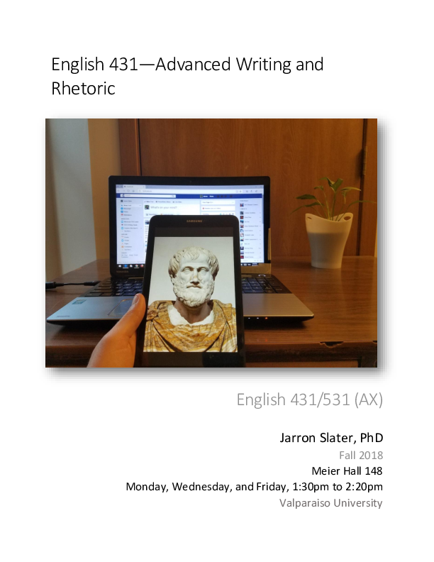 (DOC) Advanced Writing and Rhetoric Syllabus