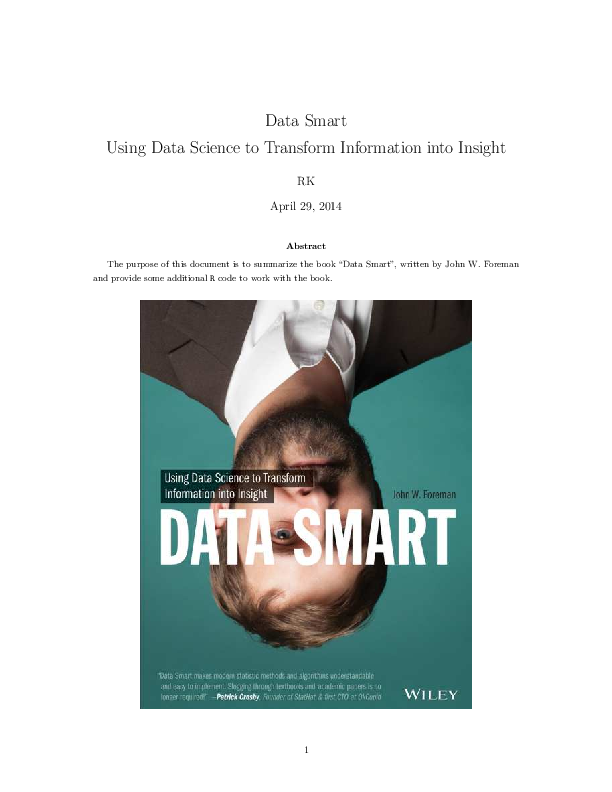 Pdf Using Data Science To Transform Information Into Insight