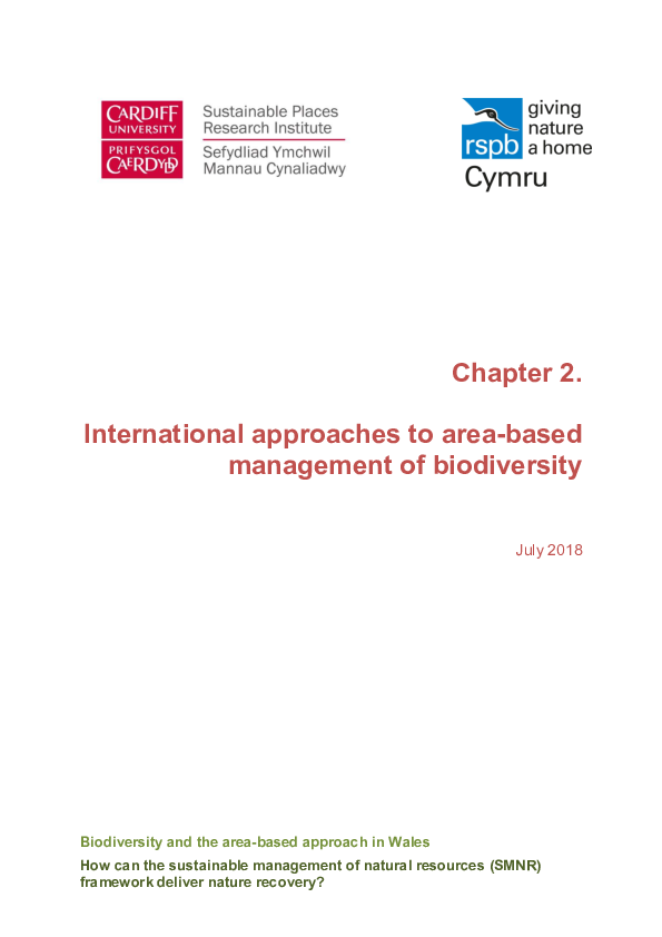 (PDF) International approaches to area-based management of biodiversity ...