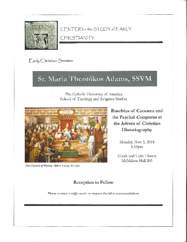 (PDF) Eusebius and Pascal Computus at the Advent of Christian ...