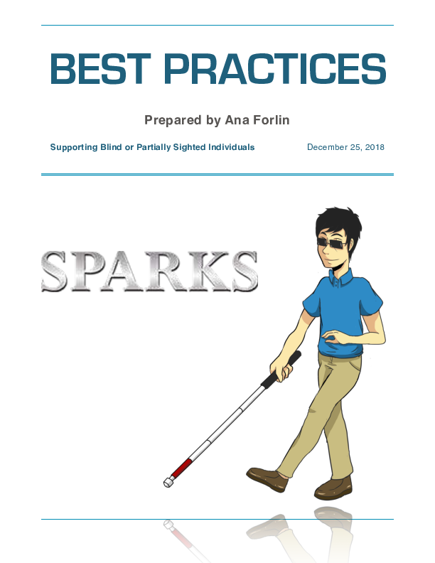 (PDF) Best Practices: Supporting Blind or Partially Sighted Individuals