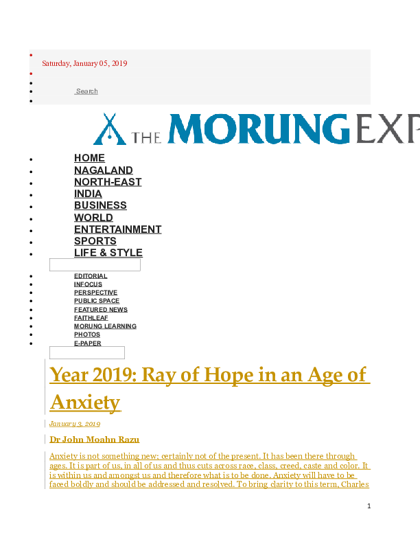 (DOC) Saturday Morung Express.doc