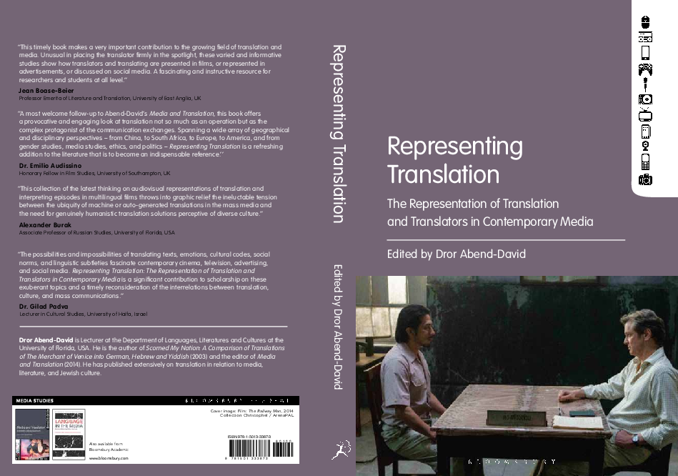 (PDF) Representing Translation The Representation of Translation and ...