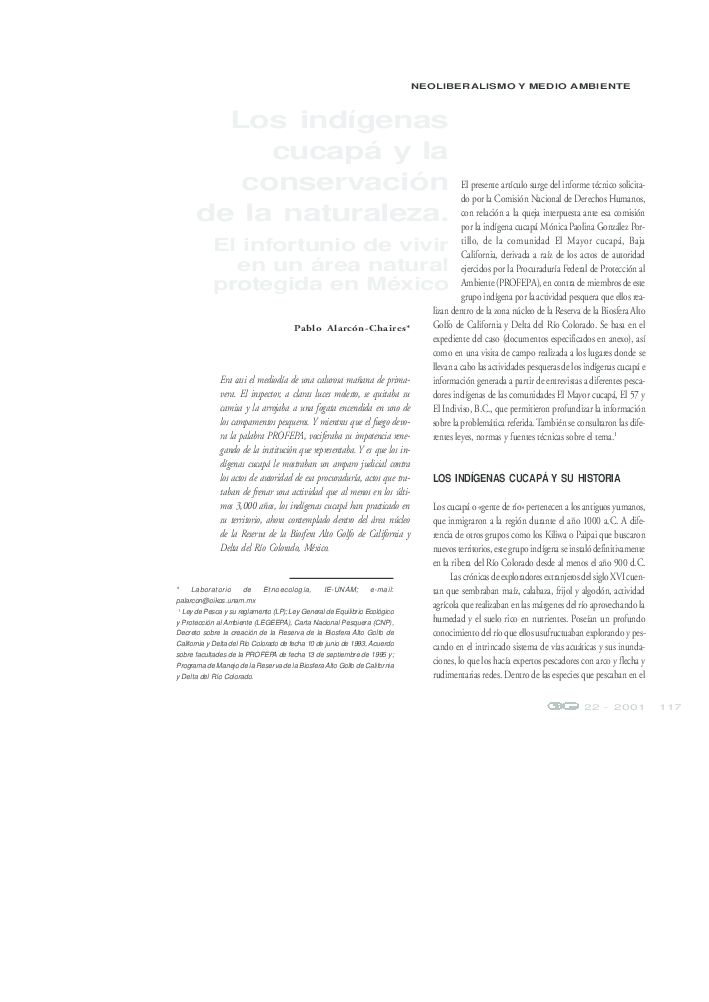 (PDF) Los Indigenas Cucapa Y La Conservacion De La Naturaleza. pdf.pdf