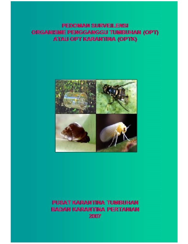 (PDF) PEDOMAN SURVEILENSI ORGANISME PENGGANGGU TUMBUHAN (OPT) /OPT ...