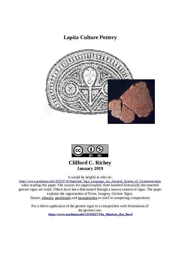 (PDF) Lapita Culture Pottery