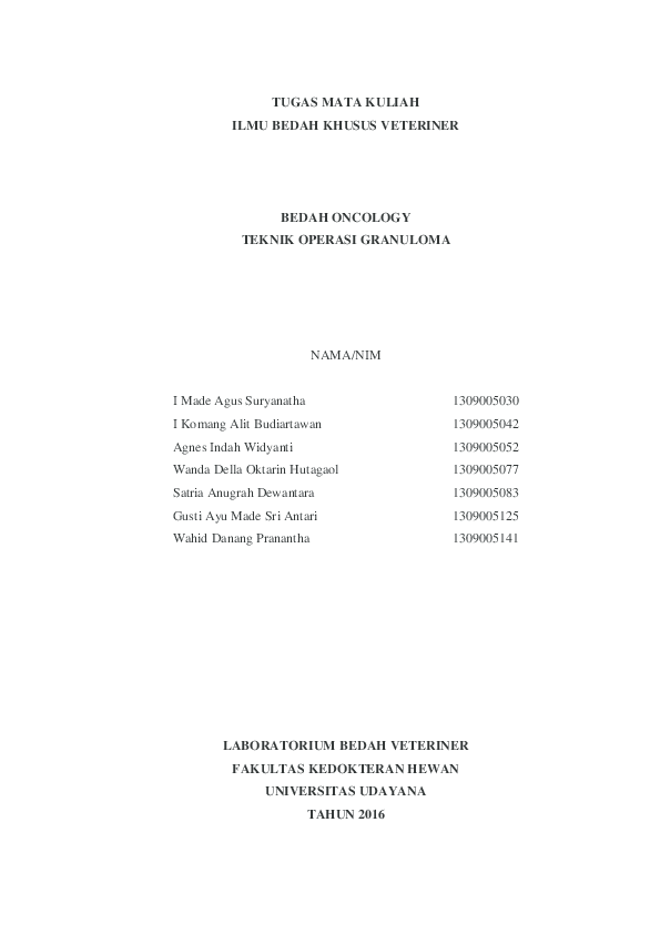(PDF) TUGAS MATA KULIAH