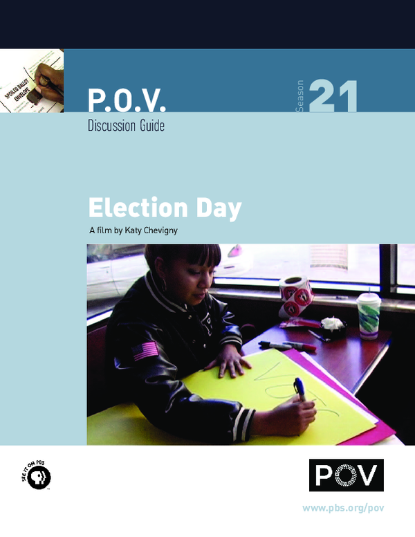 (PDF) Election Day by Katy Chevigny: A Film Discussion Guide