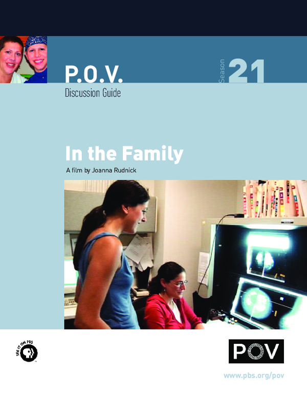(PDF) In the Family by Joanna Rudnick: A Film Discussion Guide