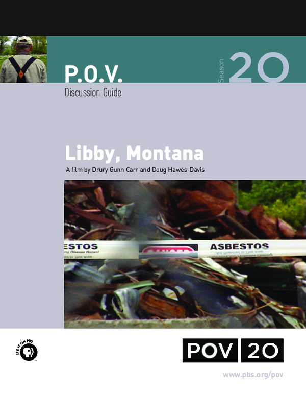 (PDF) Libby, Montana by Doug Hawes-Davis and Drury Gunn Carr: A Film ...