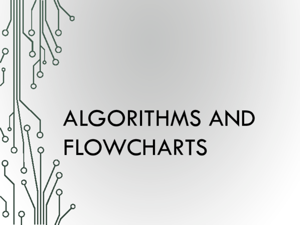 (PDF) ALGORITHMS AND FLOWCHARTS