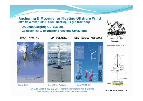 (PDF) Anchoring & Mooring for Floating Offshore Wind OSIF Meeting Fugro ...