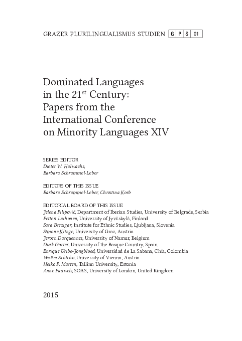 (PDF) Language conflicts, dominance and linguistic minorities in India