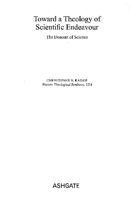 (PDF) The Foundations of Scientific Endeavour