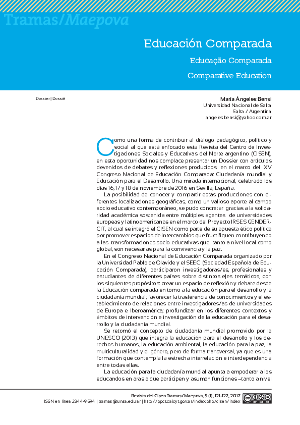 (PDF) Educación Comparada Educação Comparada Comparative Education ...