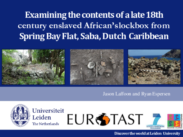 (PPT) Examining the contents of a late 18th century enslaved African’s ...