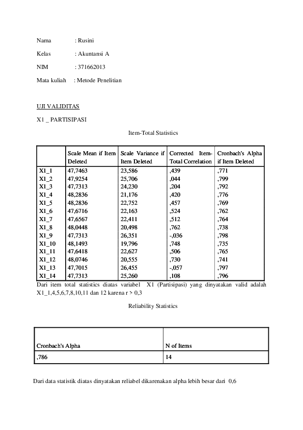 (DOC) SPSS (Statistical Package for the Social Sciences)