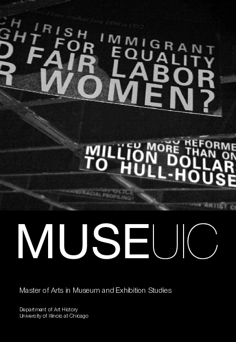 (PDF) Museum and Exhibition Studies Program Handbook - 2013