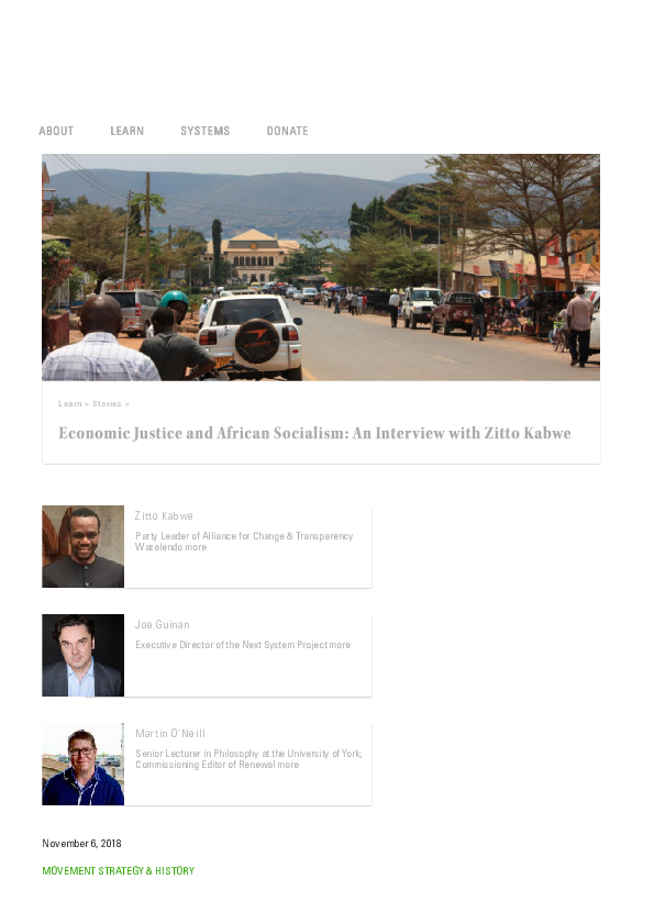 (PDF) Joe Guinan and Martin O'Neill, "Economic Justice and African ...