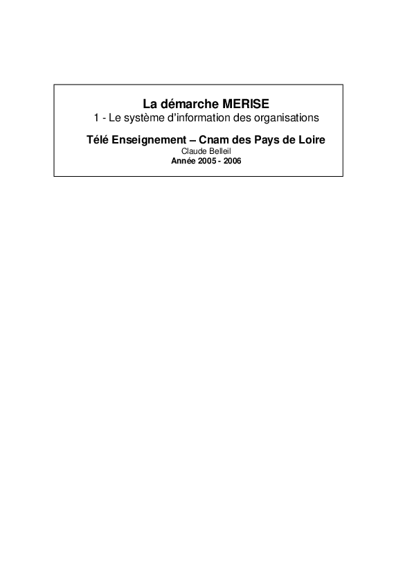 (PDF) Merise