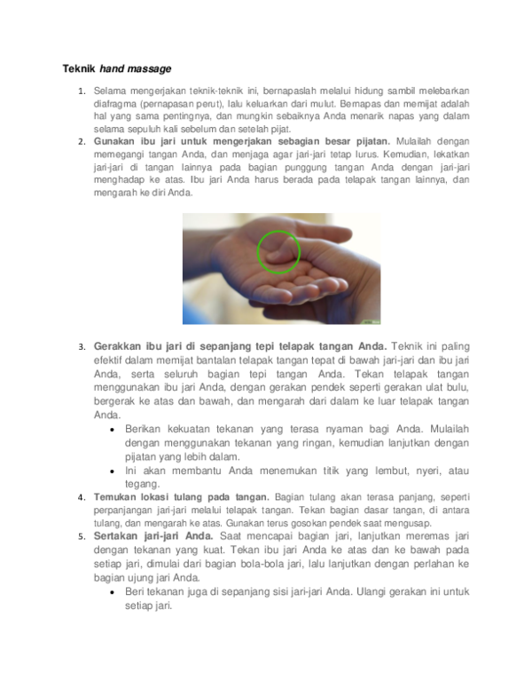(DOC) Teknik hand massage
