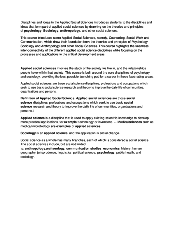 (DOC) Applied Science