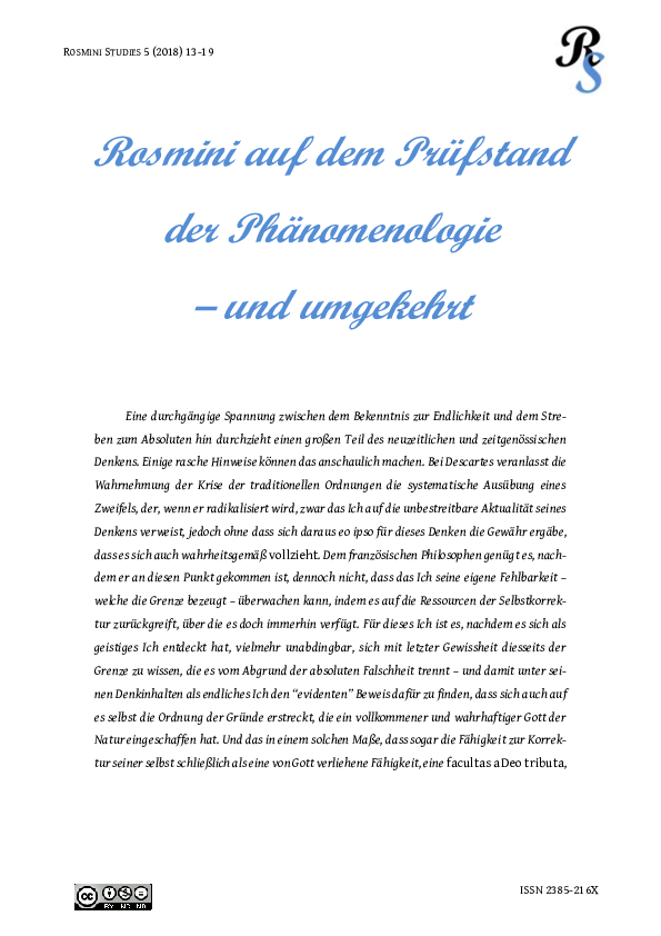 (PDF) Rosmini auf dem Prüfstand der Phänomenologie – und umgekehrt.pdf