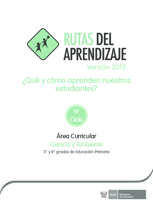 (PDF) Rutas de aprendizaje de Ciencia y Tecnología IV ciclo.