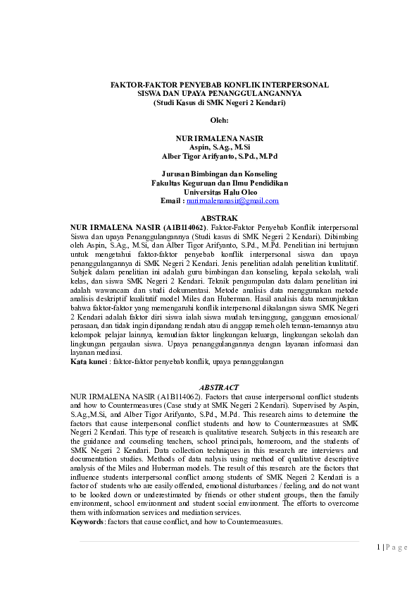 (DOC) Jurnal Nur irmalena Nasir.doc | ulil nur muhammad - Academia.edu