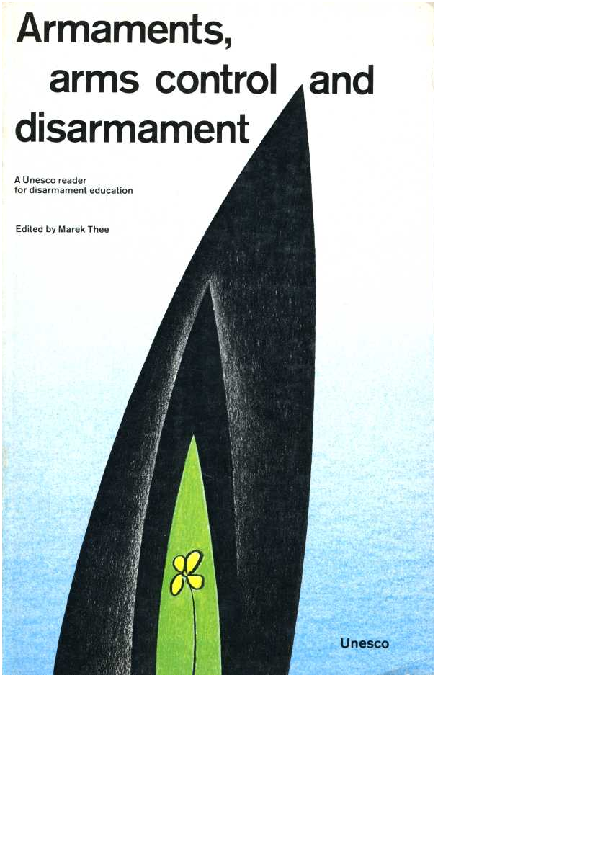 (PDF) Armaments arms control unesco