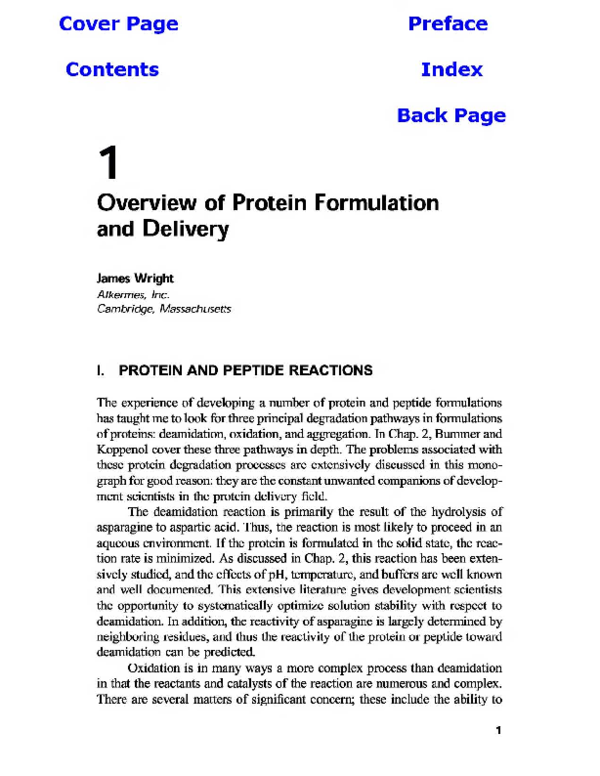 (PDF) Protein Formulation and Delivery McNally EJ, Marcel Dekker Inc.