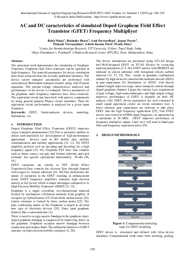 (PDF) High-Frequency Graphene Voltage Amplifier | Ageeth Bol - Academia.edu